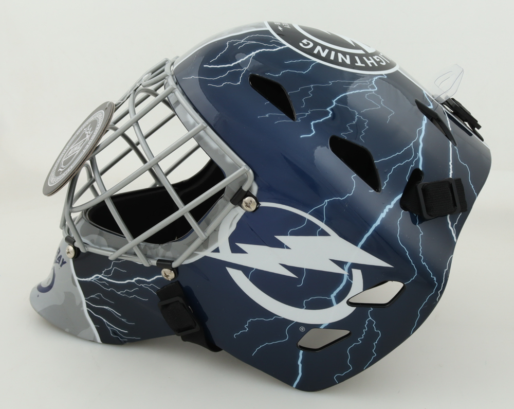 Andrei Vasilevskiy Signed Lightning Full-Size Goalie Mask (Beckett ...