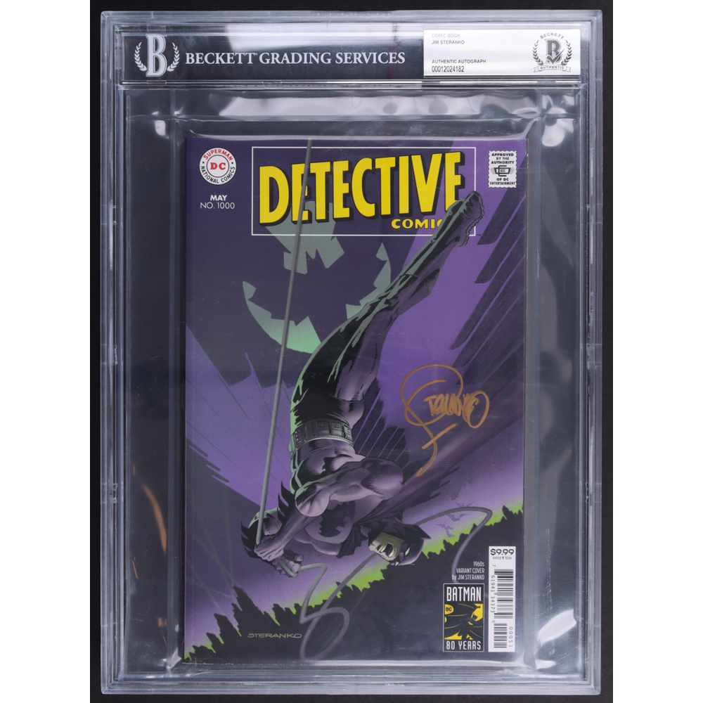Jim Steranko Signed "Detective Comics" #1000 Signer Variant Cover DC ...
