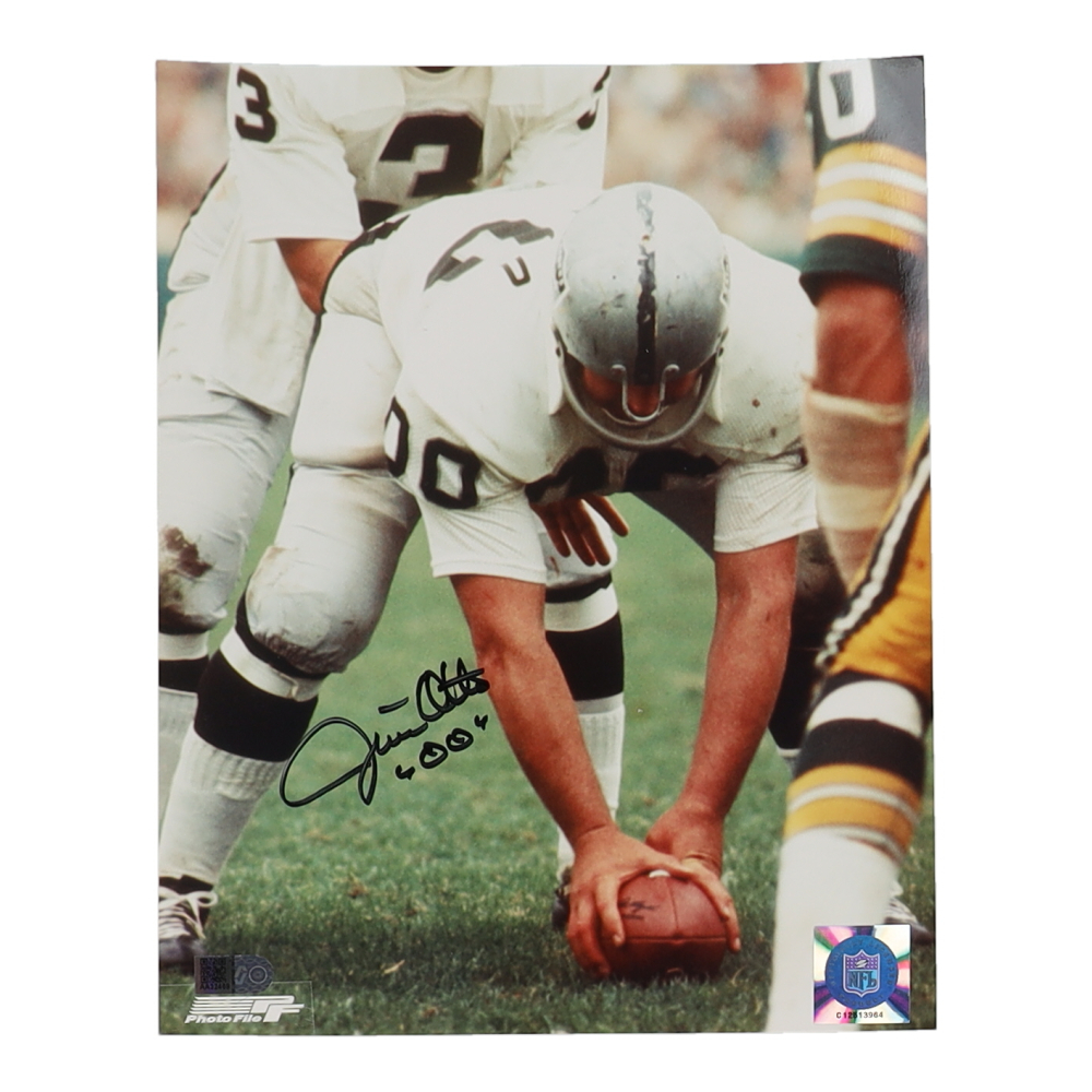Jim Otto Signed Raiders 8x10 Photo (AIV) | Pristine Auction