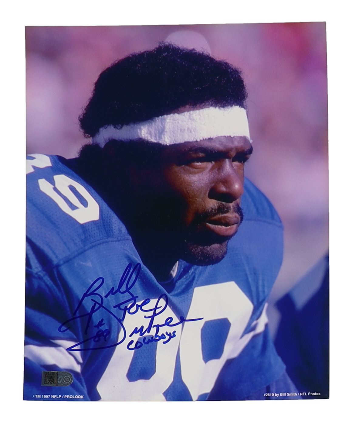 Billy Joe DuPree Signed Cowboys 8x10 Photo Inscribed "89 Cowboys" (AIV ...