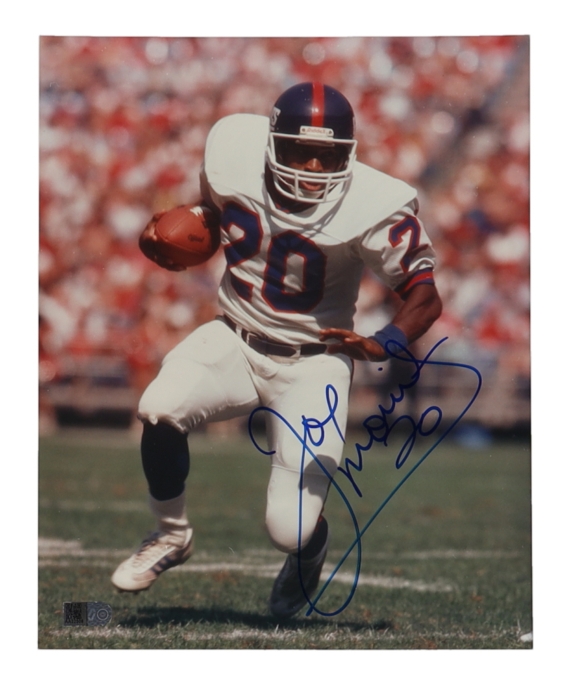 Joe Morris Signed Giants 8x10 Photo (AIV) | Pristine Auction