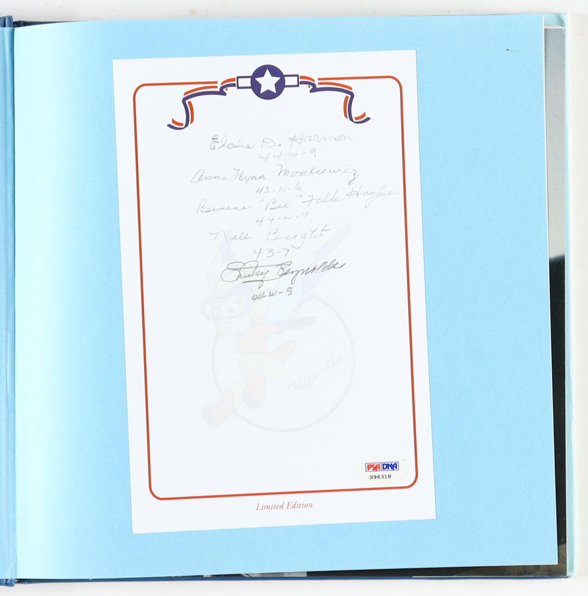 Women Air Force Service Pilots Multi Signed Book (PSA) x5 WWII WASP ...