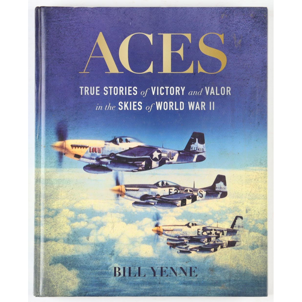 Aces World War II Hard Bound Book Hand Signed by 5 Top Aces including ...