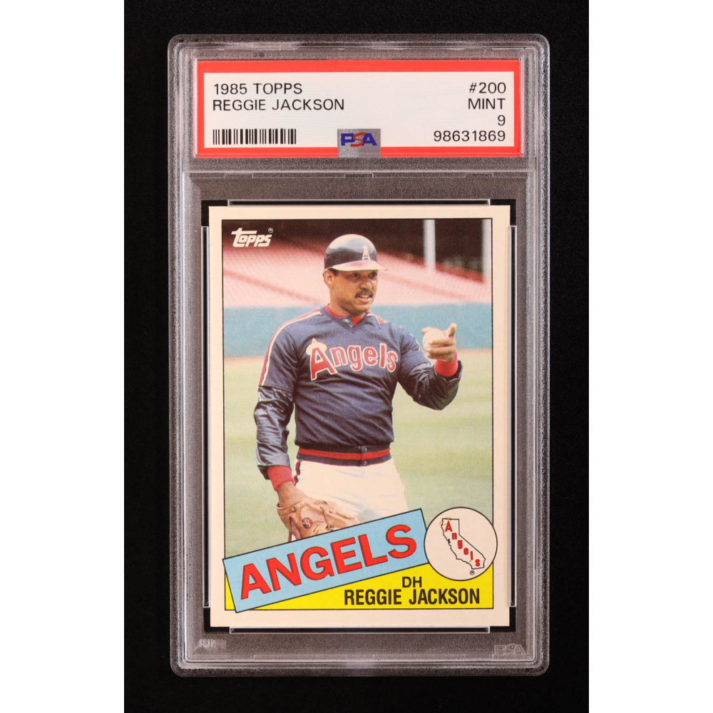 Reggie Jackson 1985 Topps #200 (PSA 9) | Pristine Auction