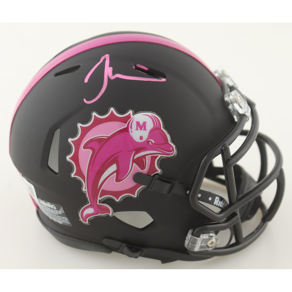 Tyreek Hill Signed Dolphins Miami Vice Alternate Speed Mini Helmet ...