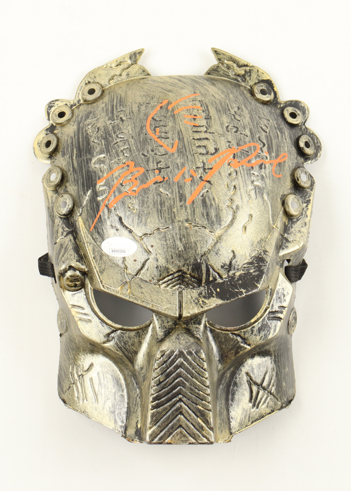 Brian A. Prince Signed "Predator" Mask with Hand-Drawn Predator Sketch ...