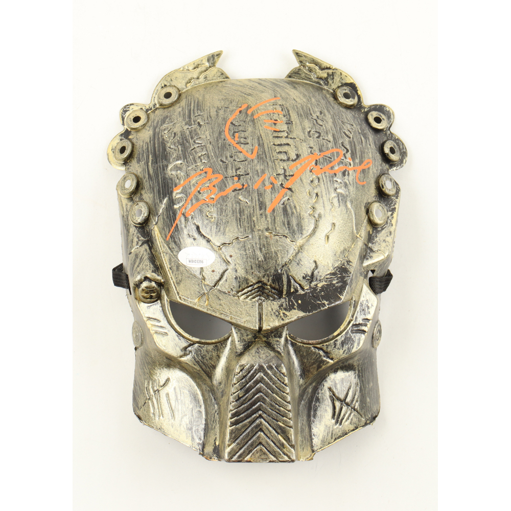 Brian A. Prince Signed "Predator" Mask with Hand-Drawn Predator Sketch ...