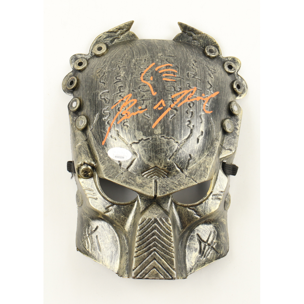 Brian A. Prince Signed "Predator" Mask with Hand-Drawn Predator Sketch ...
