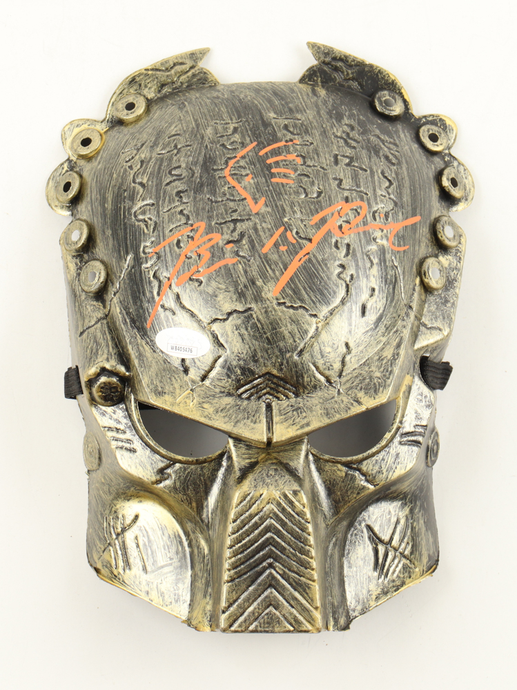 Brian A. Prince Signed "Predator" Mask with Hand-Drawn Predator Sketch ...