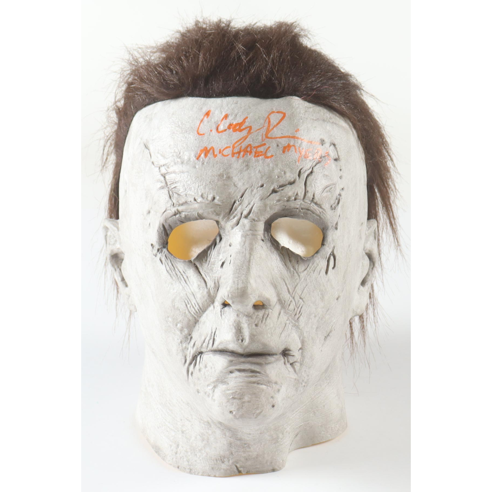 Cody Robinson Signed "Halloween" Michael Myers Mask Inscribed "Michael ...