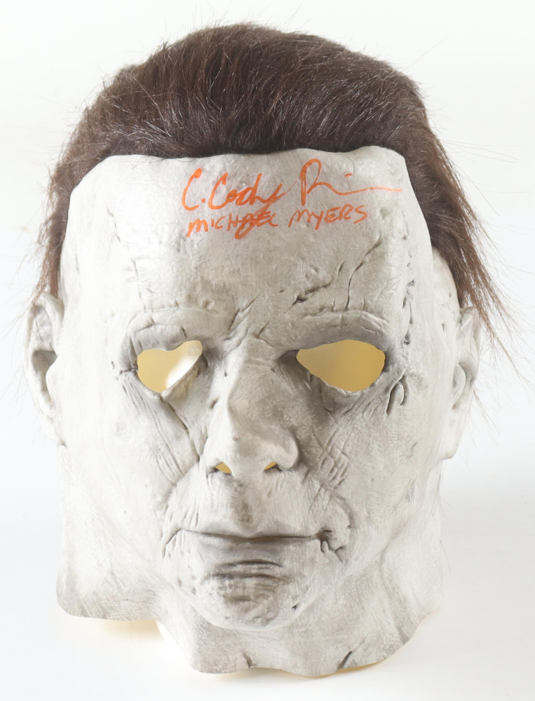 Cody Robinson Signed "Halloween" Michael Myers Mask Inscribed "Michael ...