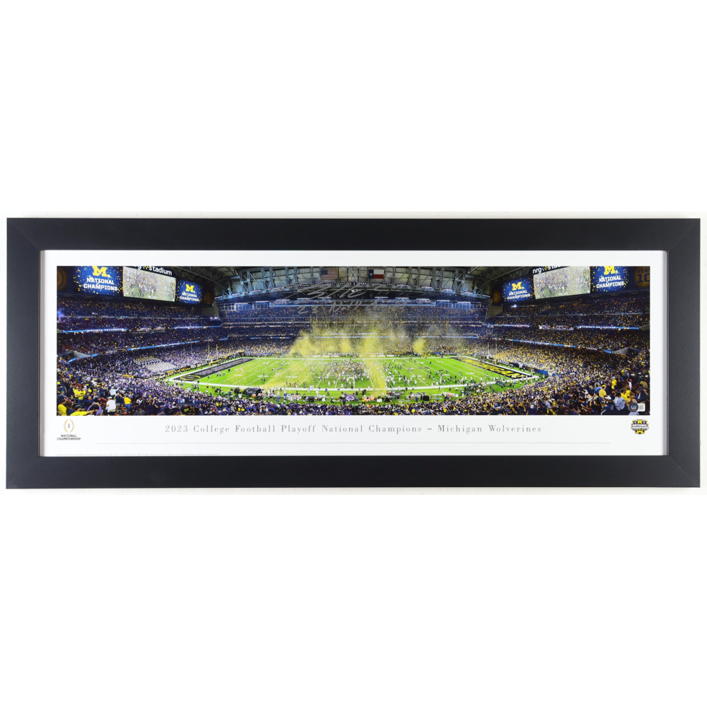 Blake Corum Signed 2023 National Champions Michigan Wolverines Custom ...