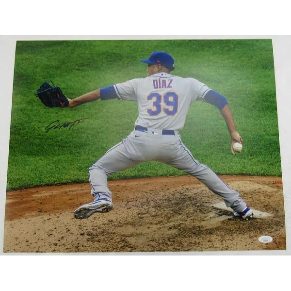 Edwin Diaz Signed Mets 16x20 Photo (JSA) | Pristine Auction