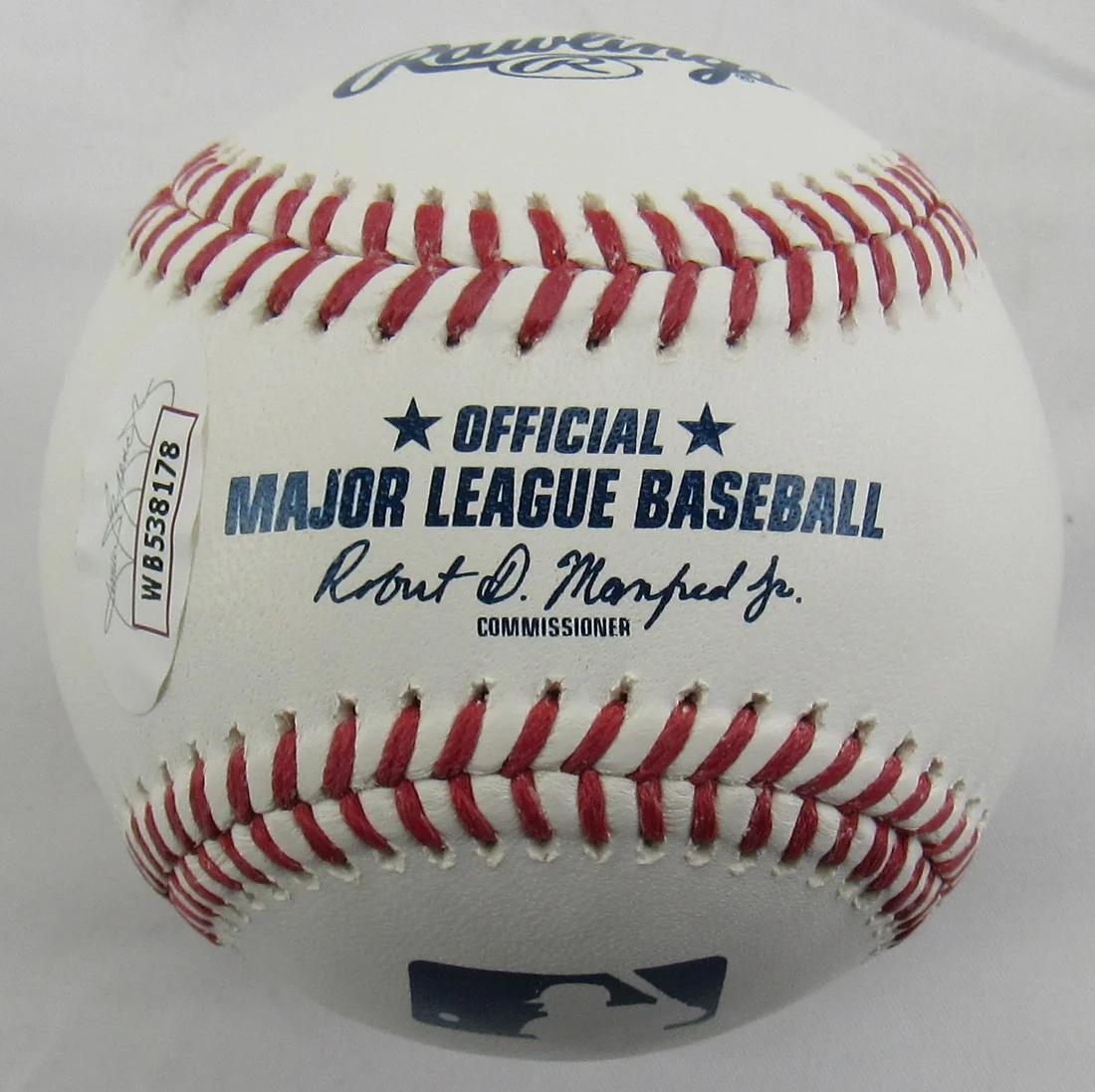 Edwin Diaz Signed OML Baseball Inscribed "Sugar" (JSA) | Pristine Auction