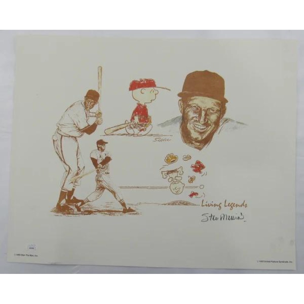 Stan Musial Signed "Living Legends" 16x20 Lithograph (JSA) | Pristine ...