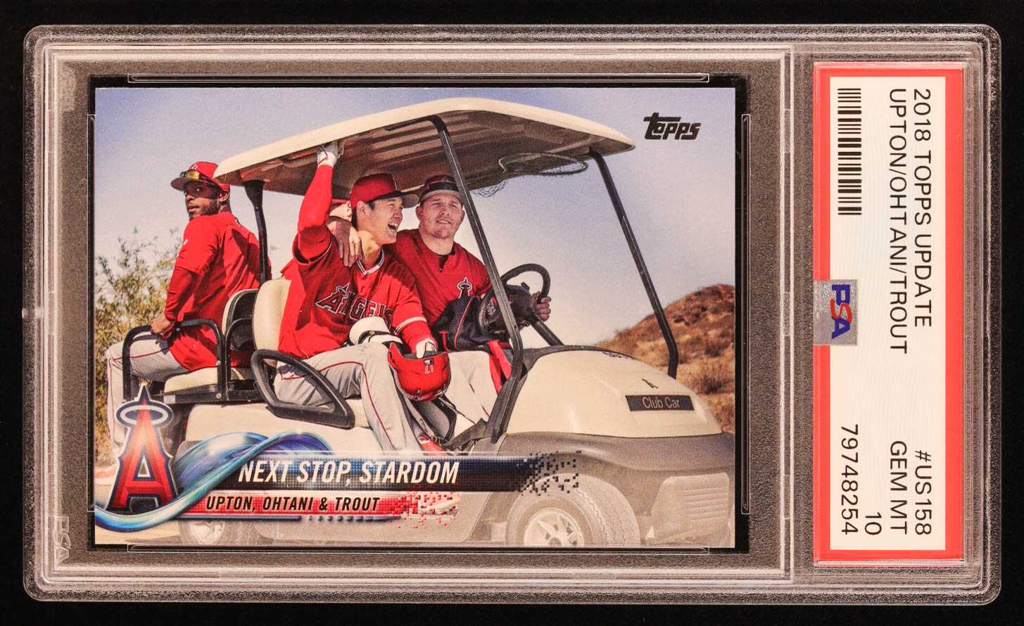 Shohei Ohtani RC / Mike Trout / Justin Upton 2018 Topps Update #US158 ...