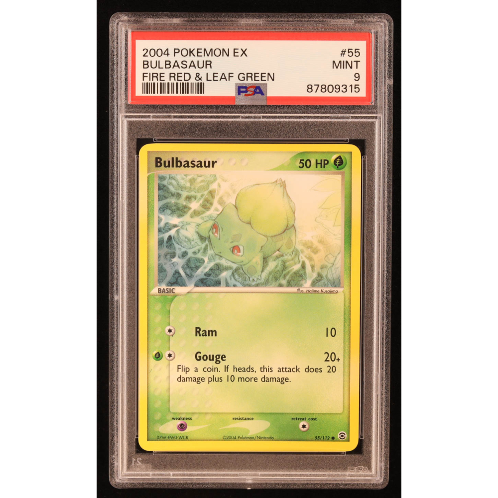 Bulbasaur 2004 Pokemon EX Fire Red Leaf Green #55 (PSA 9) | Pristine ...