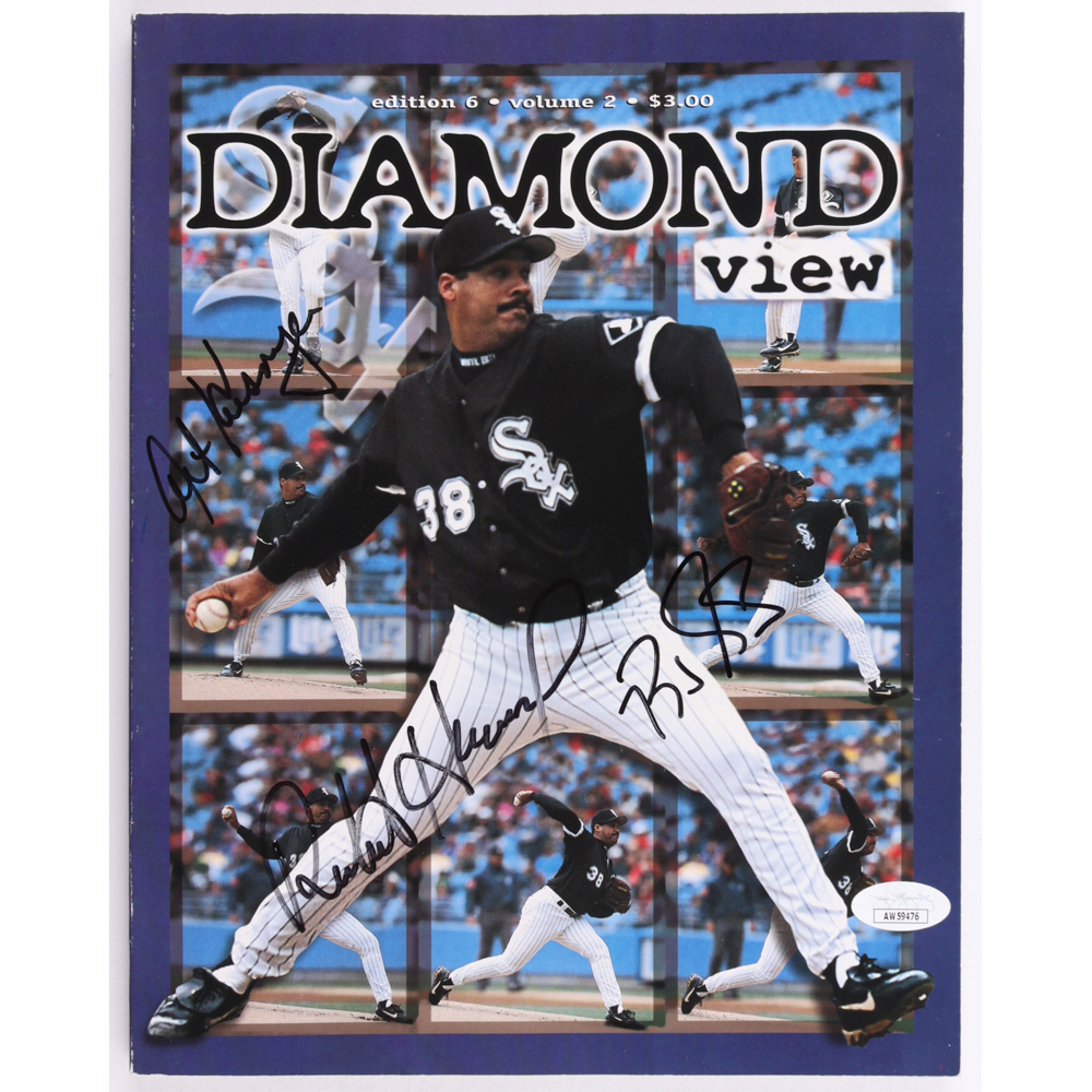 Roberto Hernandez, Art Kusnyer & Bill Simas Signed 1997 White Sox ...