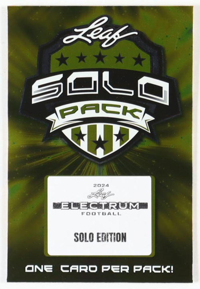 2024 Leaf Electrum Football Solo Edition (5) Pack Lot | Pristine Auction
