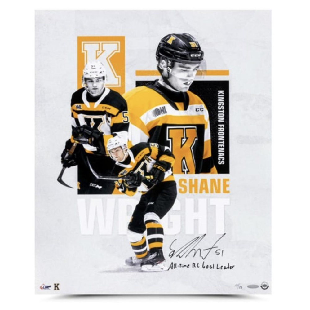 Shane Wright Signed LE "All-Time RC Goal Leader" 16x24 Photo (UDA ...