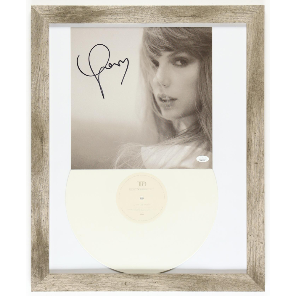 Taylor Swift Signed Custom Framed "Tortured Poets Department" Vinyl ...