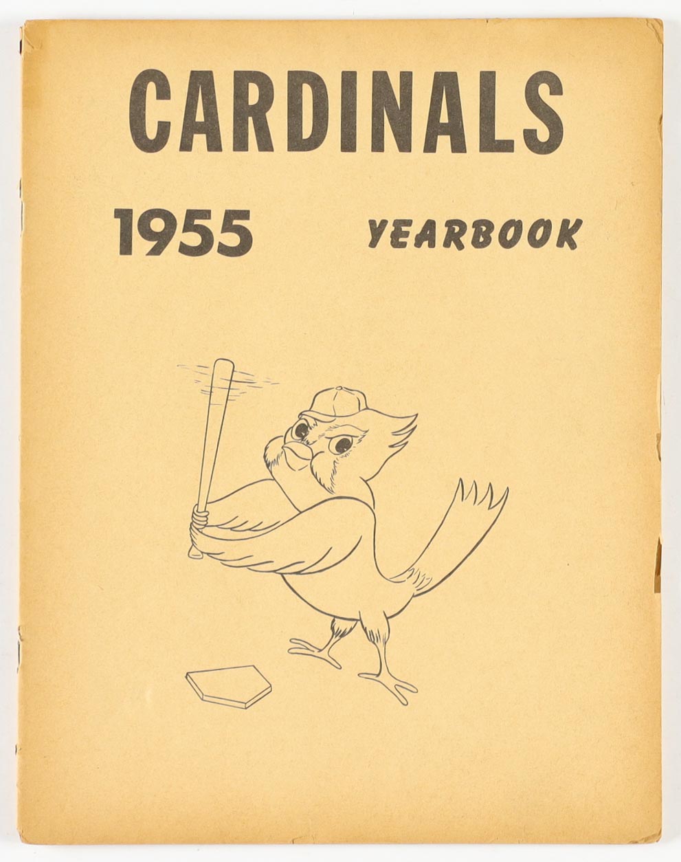 1955 Cardinals Vintage Baseball Yearbook Magazine With Full Season ...