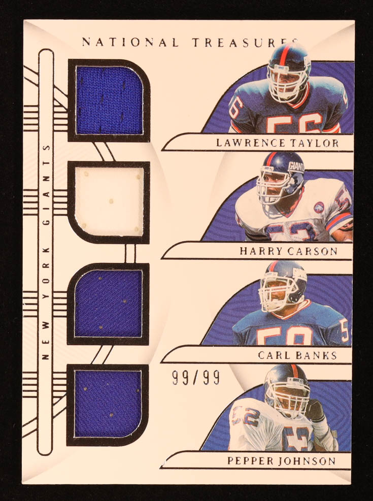 Lawrence Taylor / Harry Carson / Carl Banks / Pepper Johnson 2022 ...