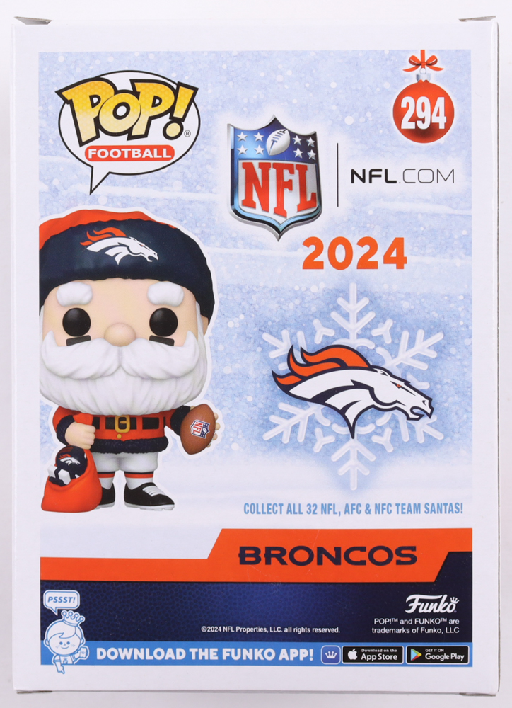 Patrick Surtain II Signed Broncos #294 Broncos Santa Funko Pop ...