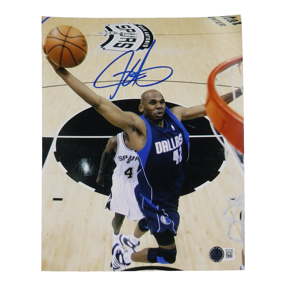 Jerry Stackhouse Signed Mavericks 8x10 Photo (Beckett) | Pristine Auction