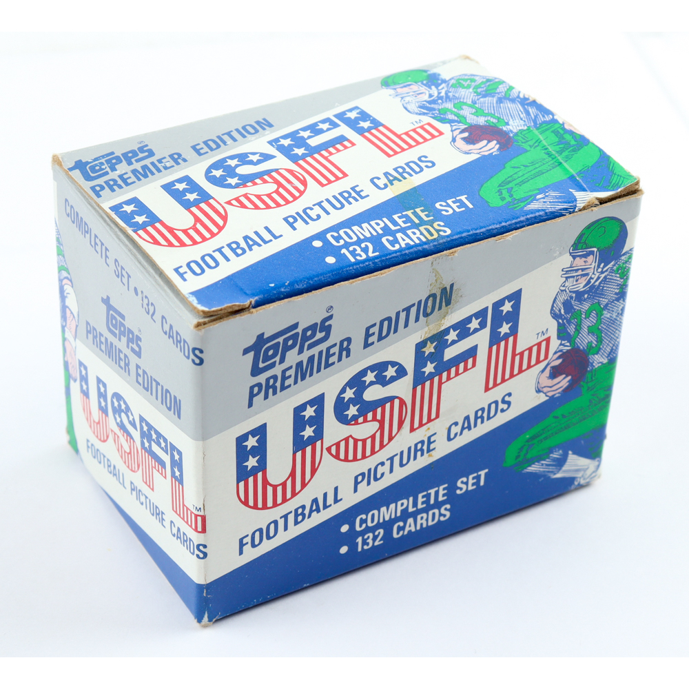 1984 Topps USFL Premier Edition Football Complete Set With (132) Cards ...