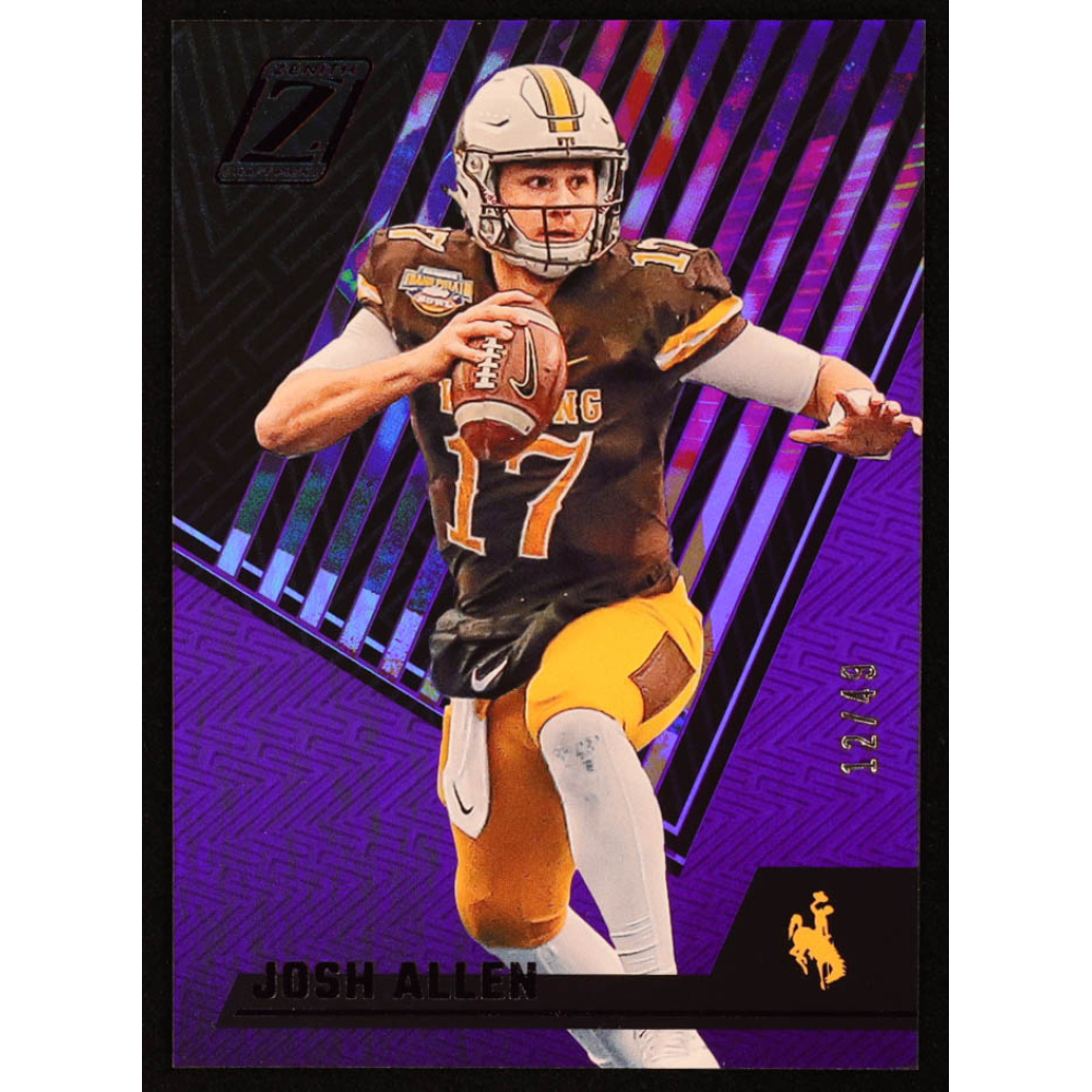 Josh Allen 2023 Panini Chronicles Draft Picks Zenith Gold #16 #12/49 ...