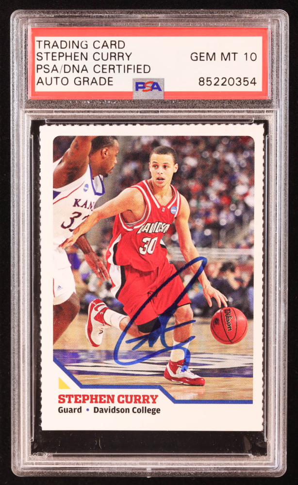 Stephen Curry Signed 2008 Sports Illustrated for Kids #304 BK RC (PSA ...