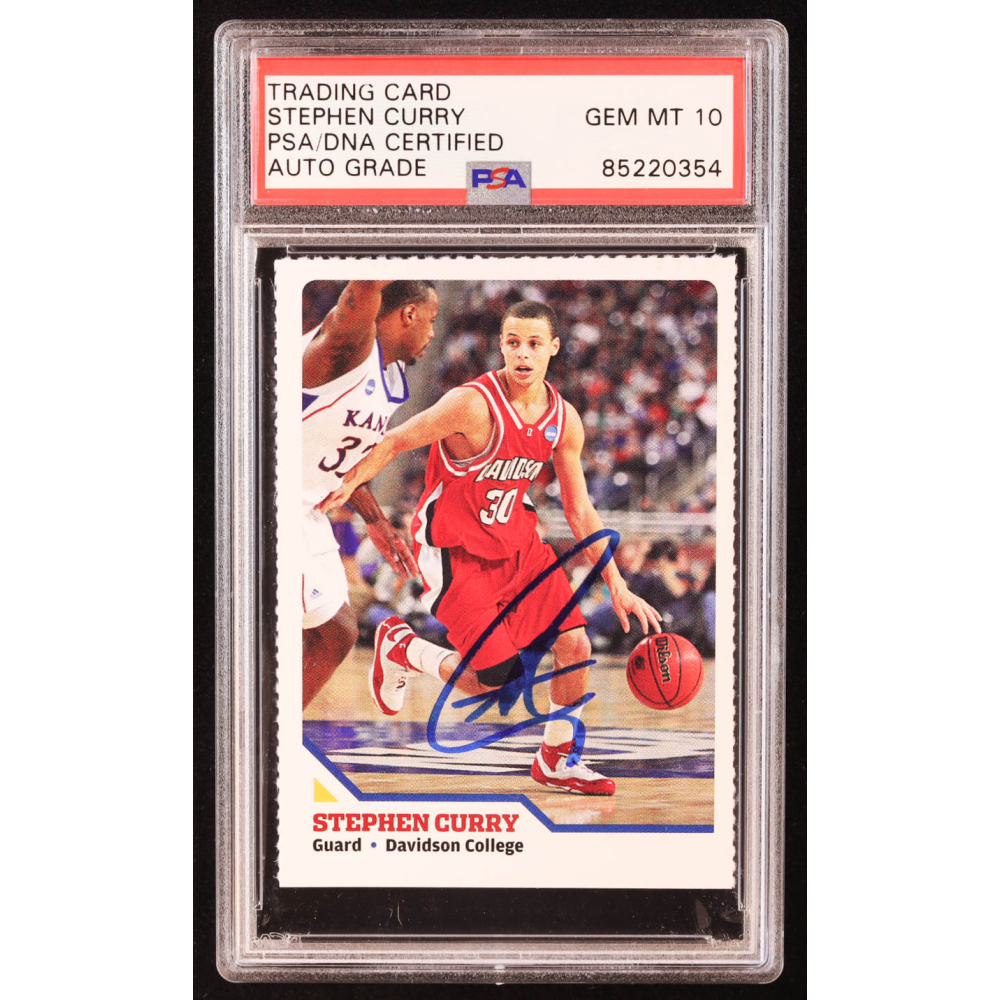 Stephen Curry Signed 2008 Sports Illustrated for Kids #304 BK RC (PSA ...