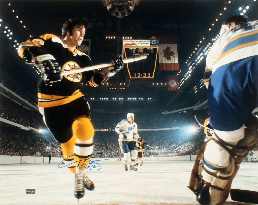 Derek Sanderson Signed Bruins 16x20 Photo (New England Picture ...