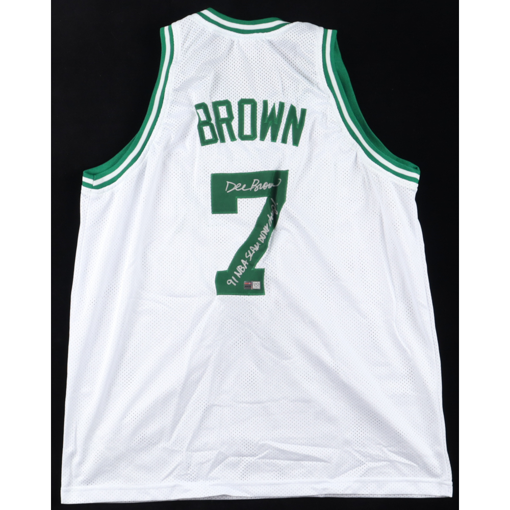 Dee Brown Signed Jersey Inscribed "91 NBA Slam Dunk Champ!" (TriStar ...