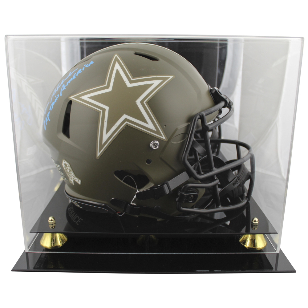 Roger Staubach Signed Cowboys Full-Size Authentic On-Field Salute To ...