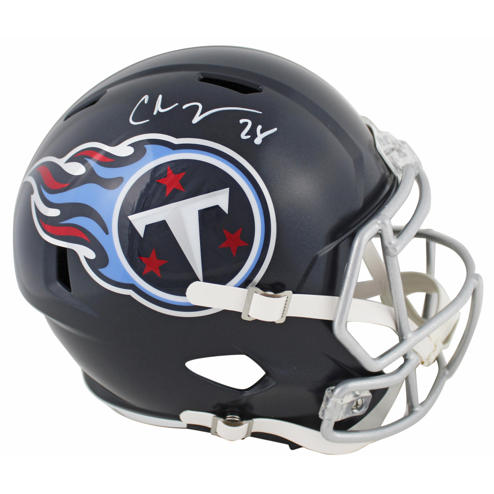 Chris Johnson Signed Titans Full-Size Speed Helmet (Beckett) | Pristine ...