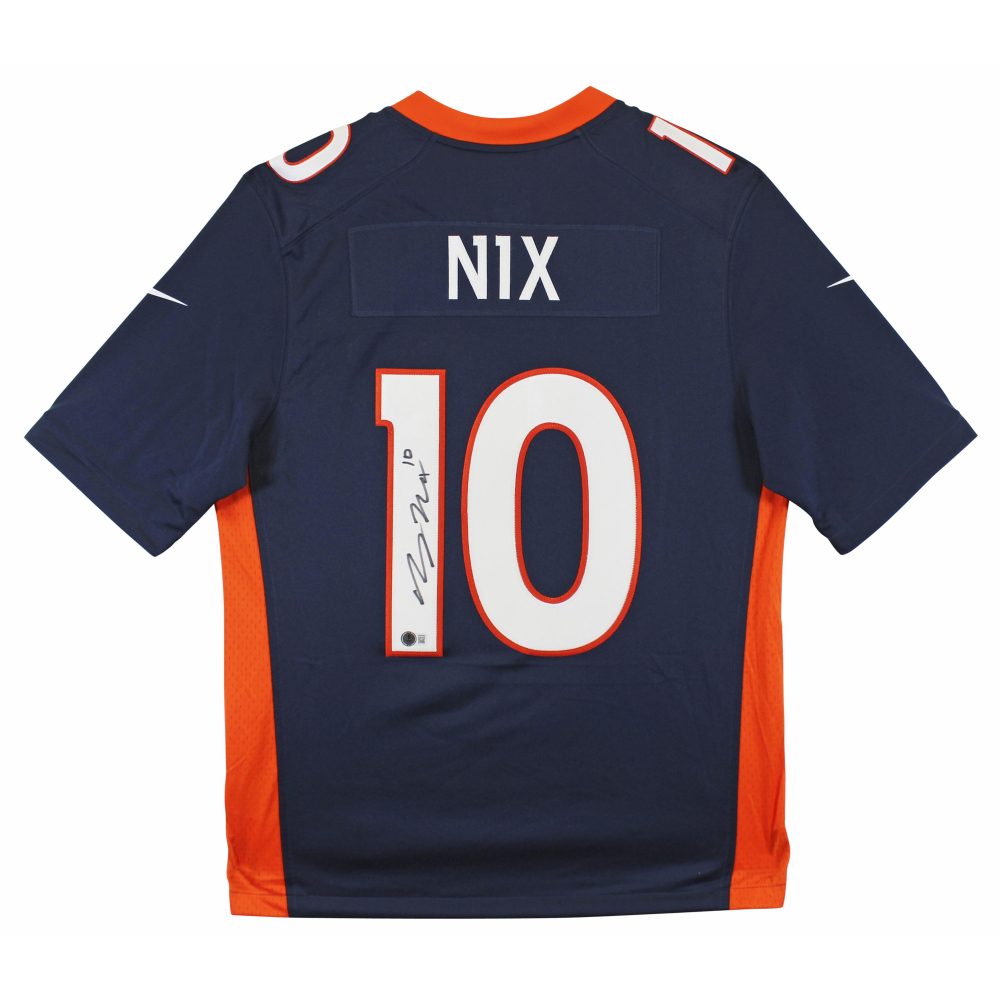 Bo Nix Signed Broncos Nike Limited Jersey (Beckett) | Pristine Auction