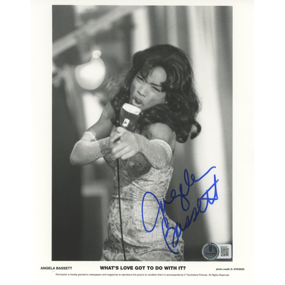 Angela Bassett Signed "What's Love Got to Do with It" 8x10 Photo ...