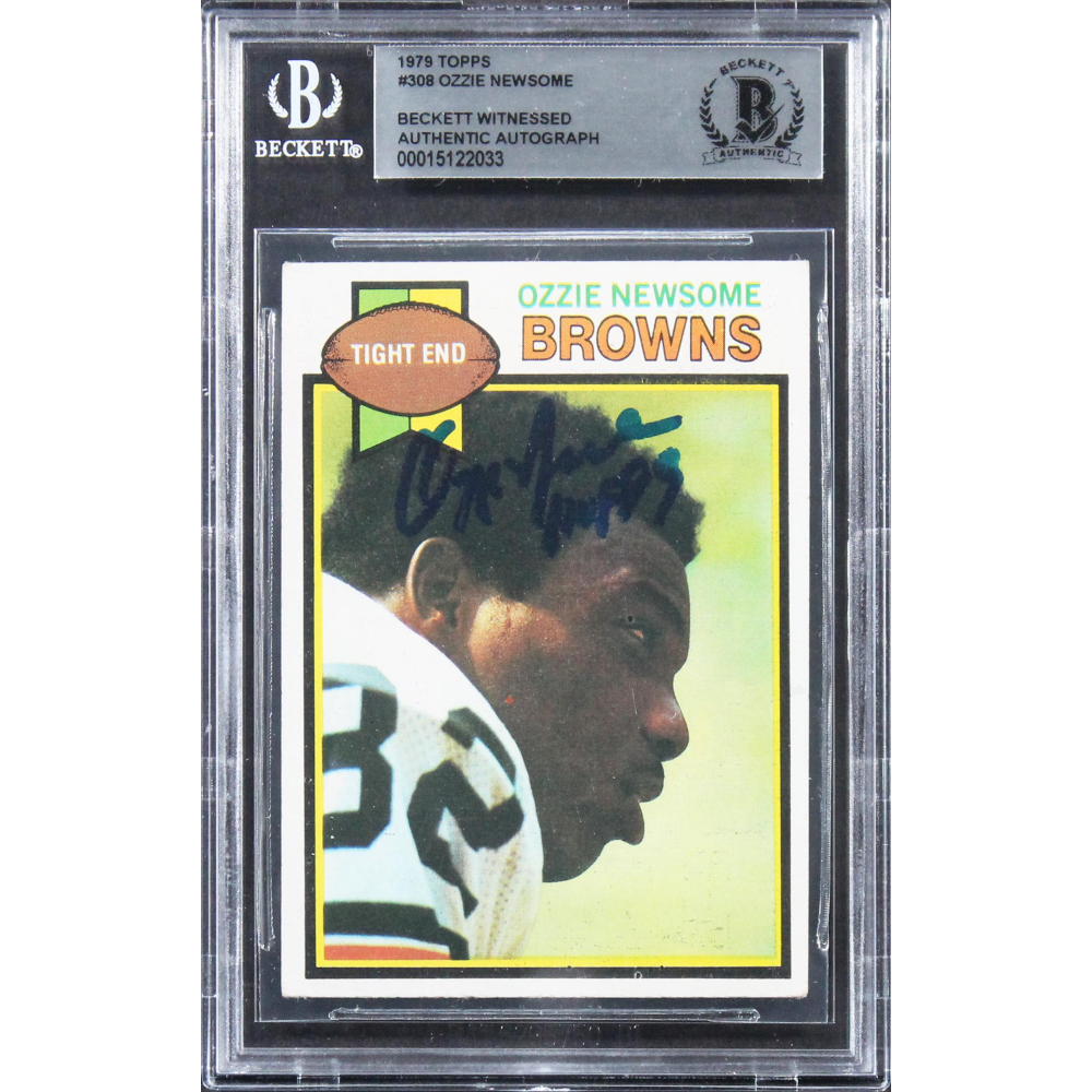 Ozzie Newsome Signed 1979 Topps #308 (BGS) | Pristine Auction