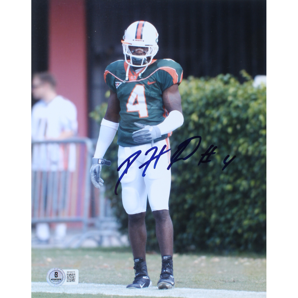Devin Hester Signed Miami Hurricanes 8x10 Photo (Beckett) | Pristine ...