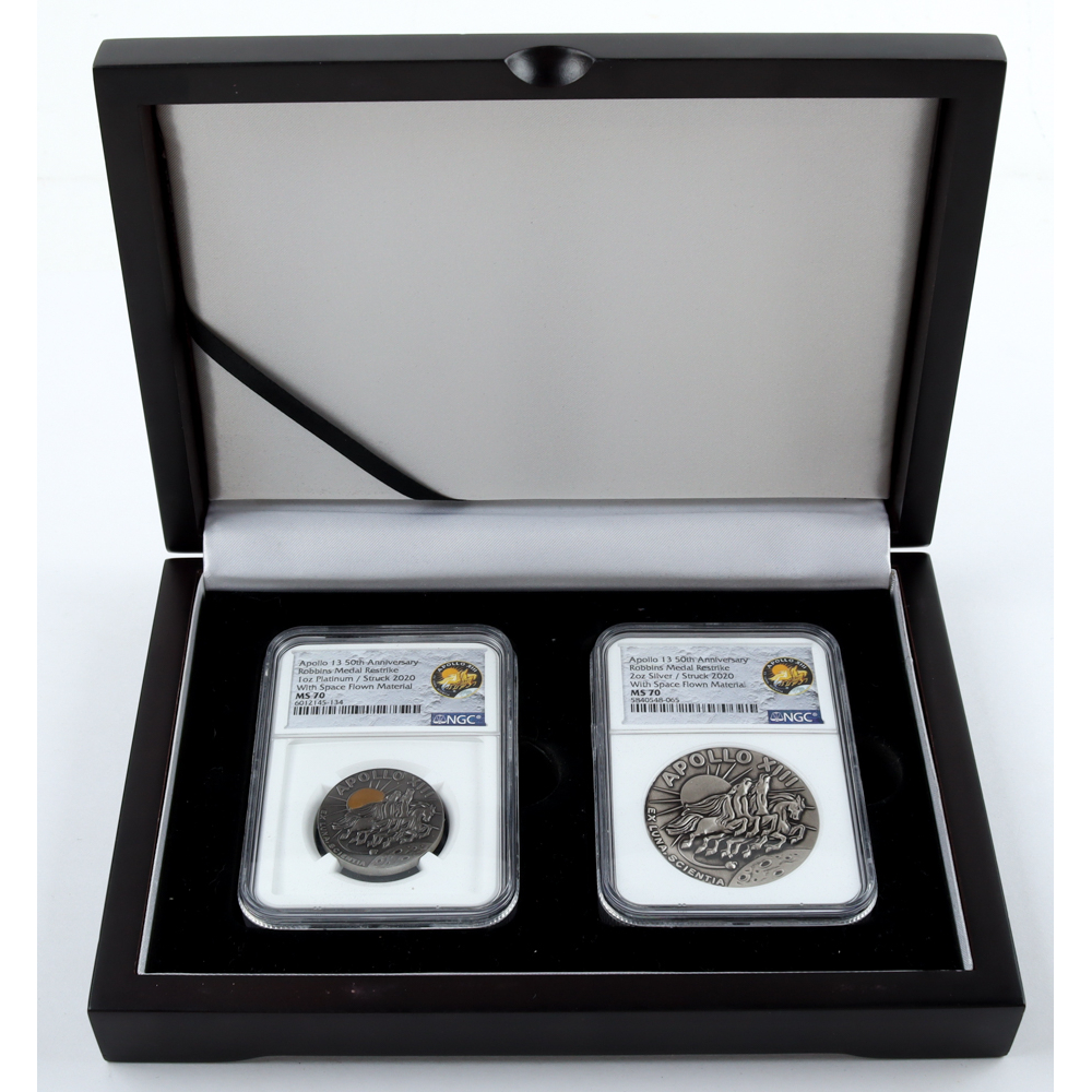Apollo 13 2020 50th Anniversary Commemorative 2oz. Silver (NGC MS70 ...