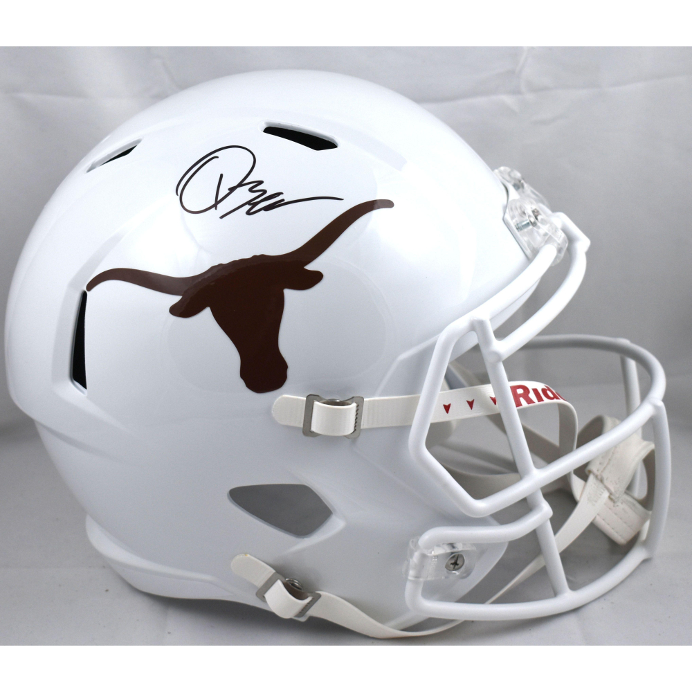 Quinn Ewers Signed Texas Longhorns Full-Size Speed Helmet (Beckett ...