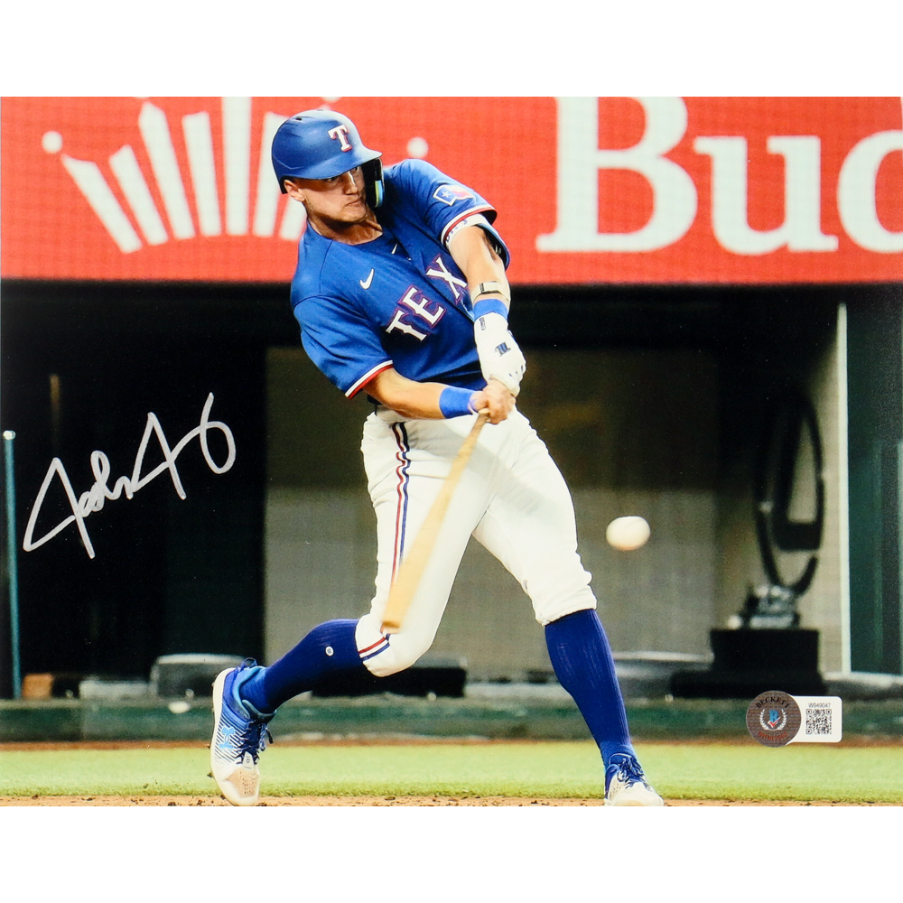 Josh Jung Signed Rangers 8x10 Photo (Beckett) | Pristine Auction