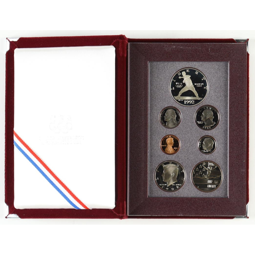 1992 United States Mint Prestige Set with (7) Coins | Pristine Auction