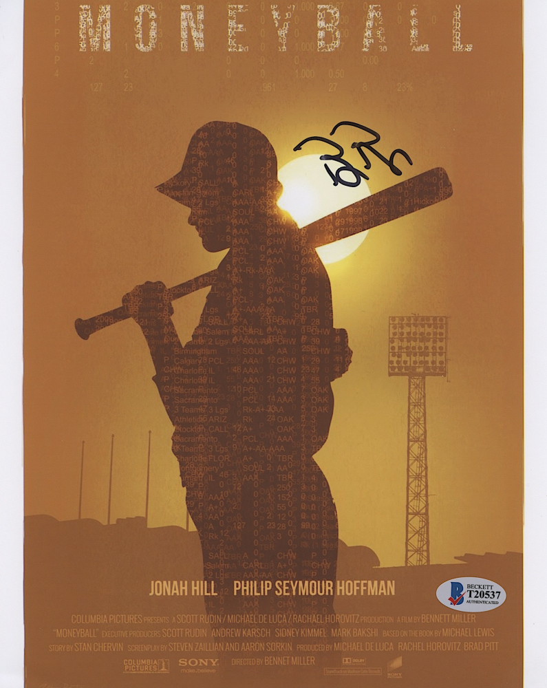 Billy Beane Signed "Moneyball" 8x10 Photo (Beckett COA) | Pristine Auction