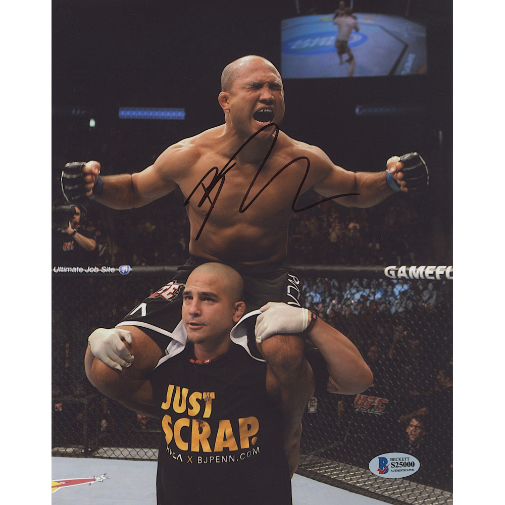 B.J. Penn Signed UFC 8x10 Photo (Beckett COA) | Pristine Auction