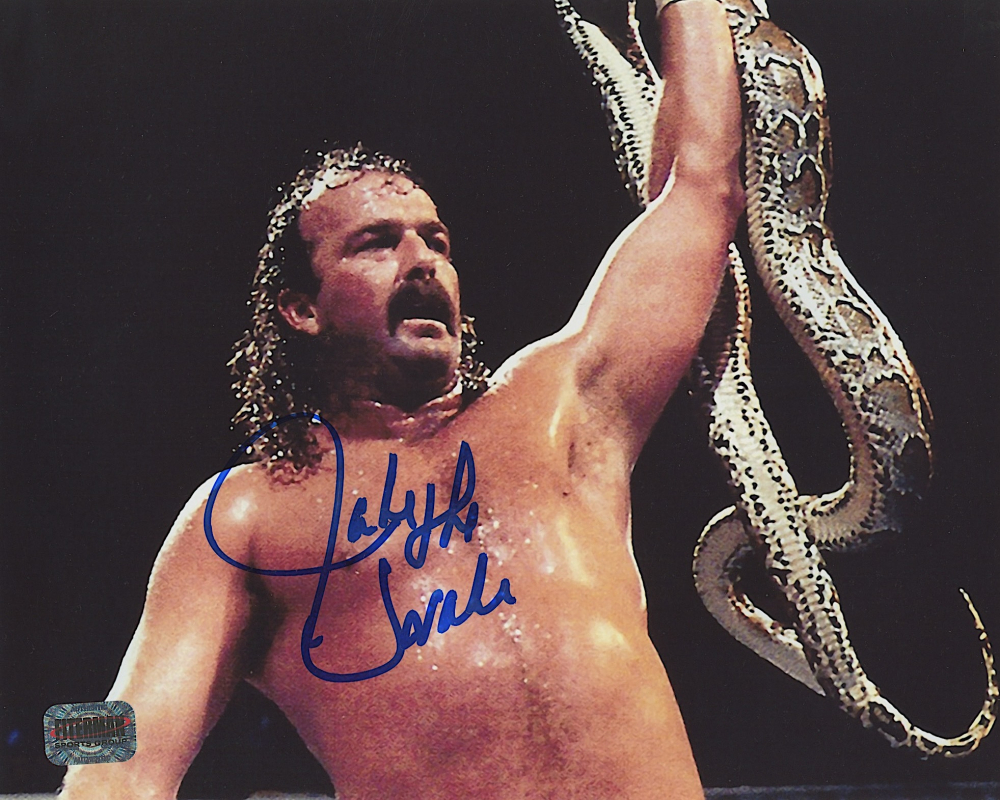Jake "the Snake" Roberts Signed WWE 8x10 Photo (Fiterman Hologram ...