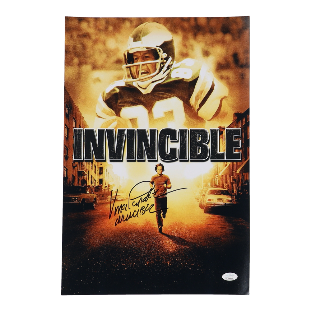 Vince Papale Signed "Invincible" 12x18 Movie Poster Photo Inscribed ...