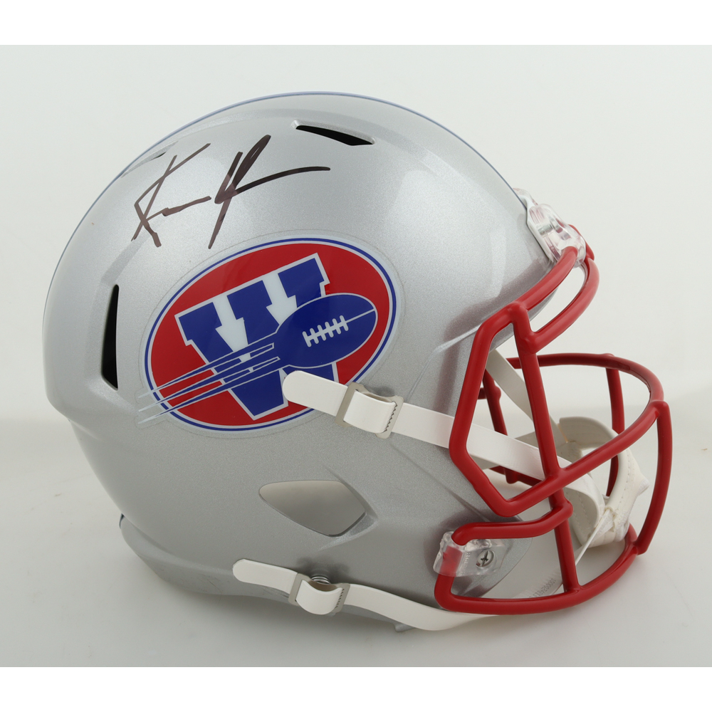 Keanu Reeves Signed Washington Sentinels Full-Size Helmet (ACOA ...